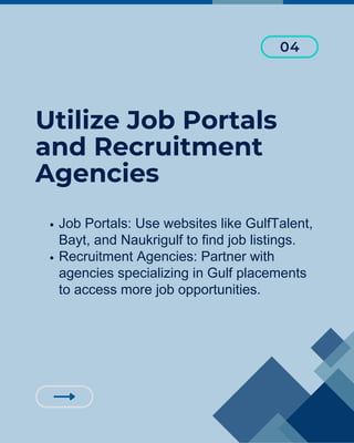 Step-by-step guide to get job in gulf countries | PDF