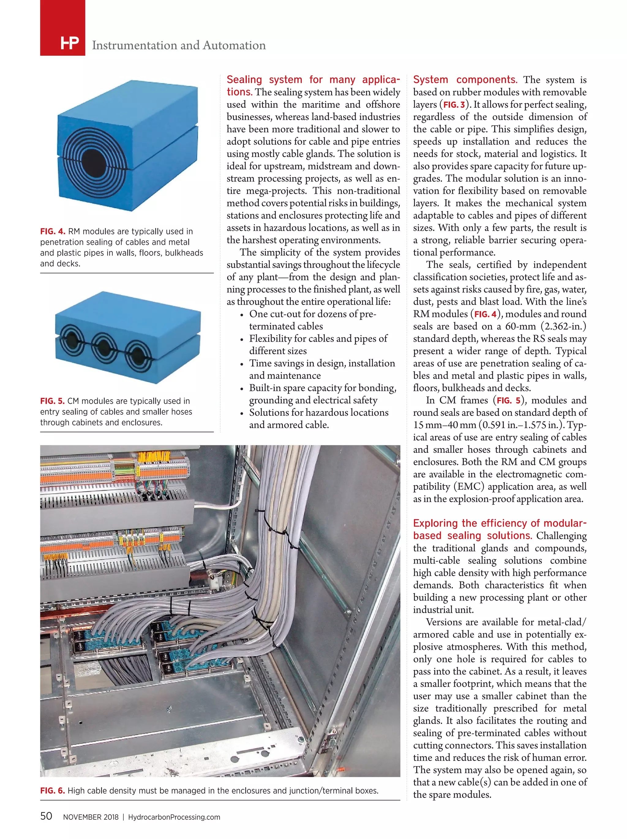 Innovative Cable Sealing System | PDF