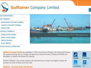 Gulftainer Sharjah Introduction | PPT