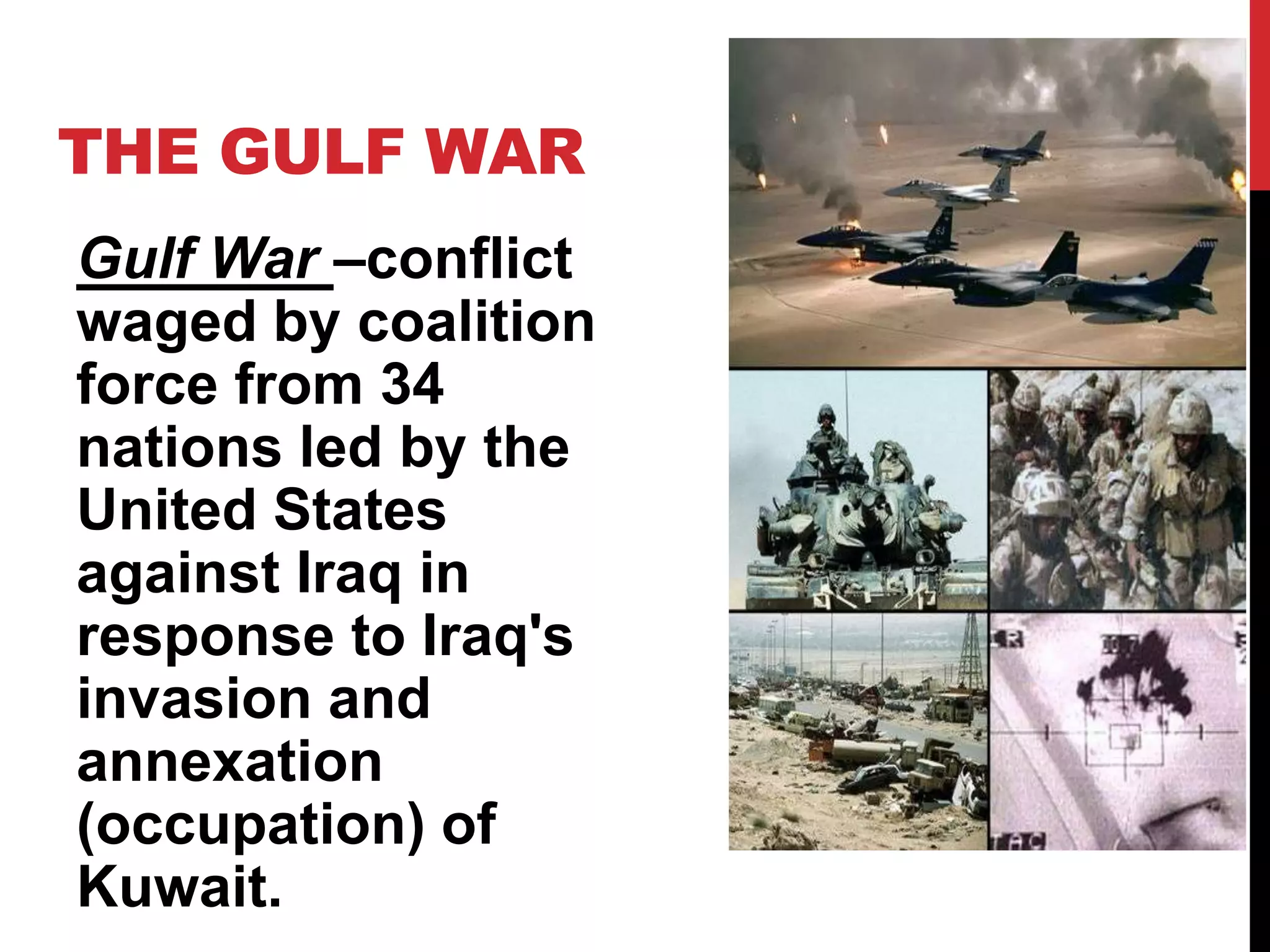 Gulf war presentation | PPTX