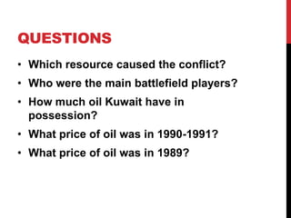 Gulf war presentation | PPTX