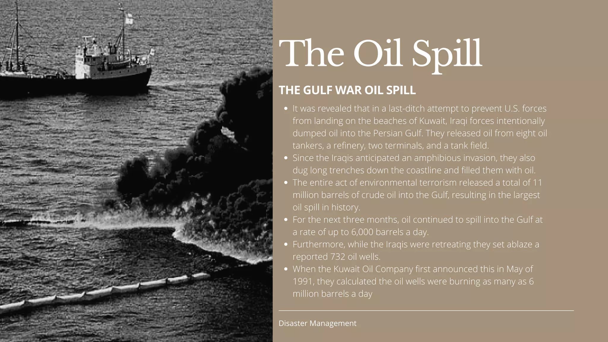 Gulf war oil spill | PDF