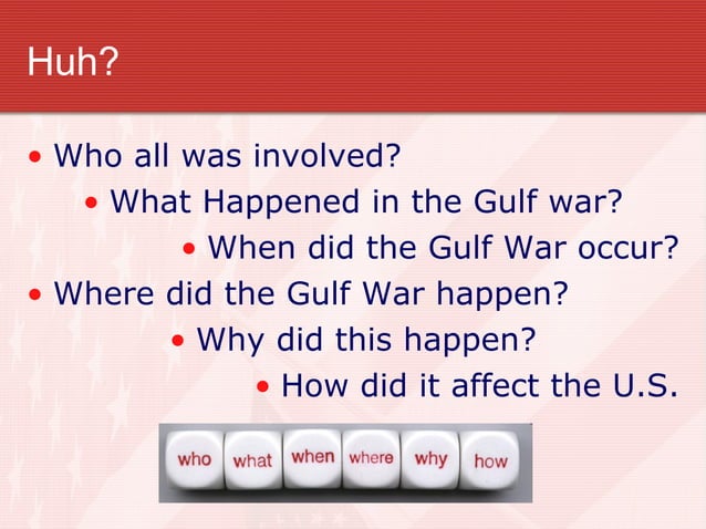 Gulf War | PPT