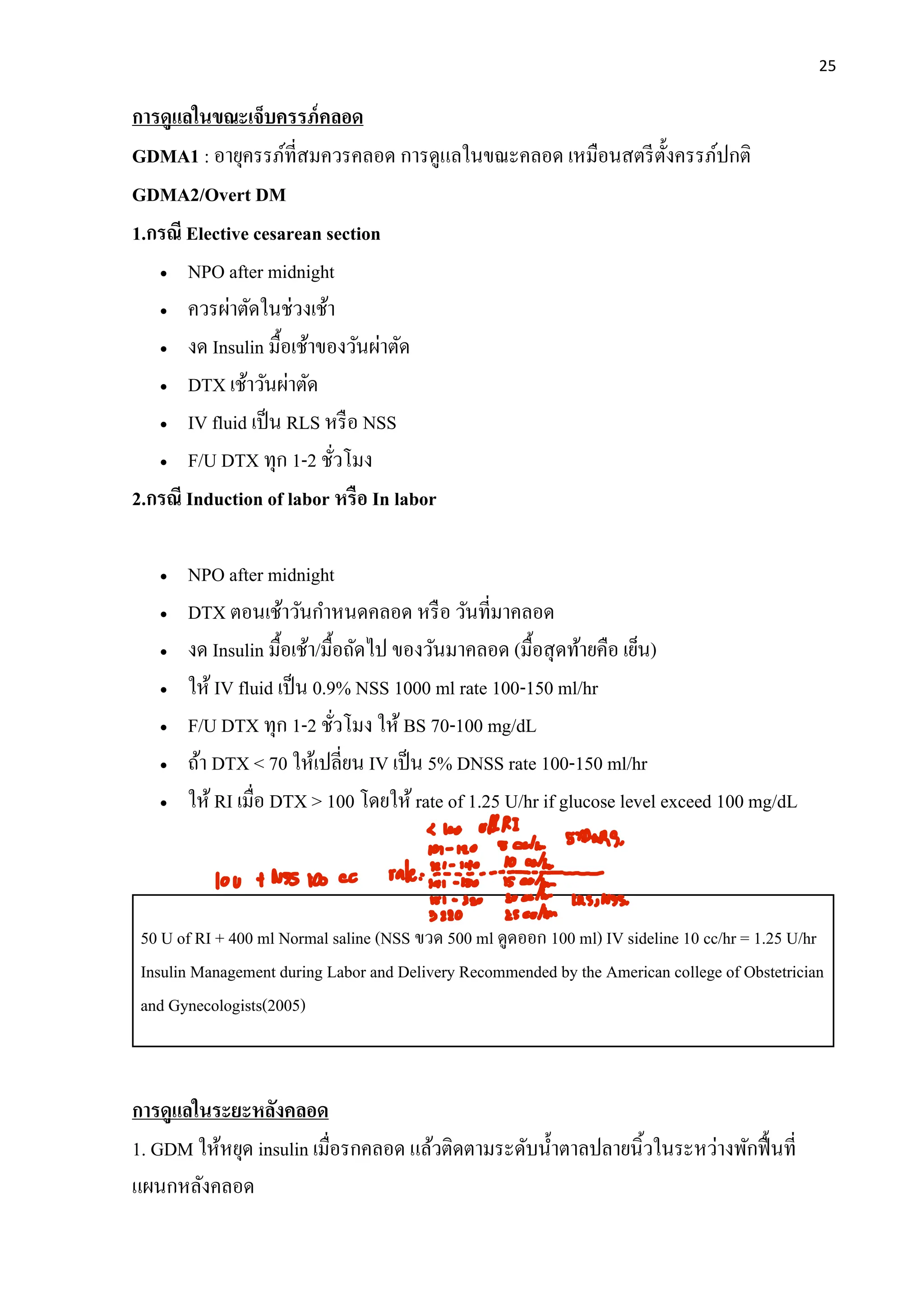 Gulidline patient obestetic รพ.พุทธโสธร | PDF