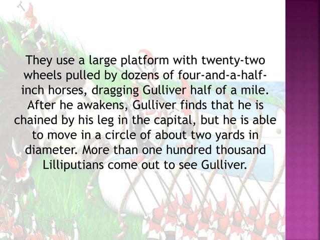 Gulliver's Travels, Part 1,The Voyage to Lilliput | PPTX