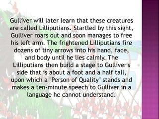 Gulliver's Travels, Part 1,The Voyage to Lilliput | PPTX