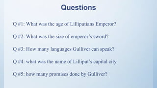 Gulliver's travel | PPTX