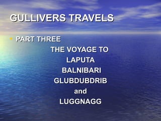 Gulliver's travels (class presentation) | PPT