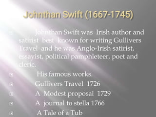 Gulliver's Travel as a satire | PPT