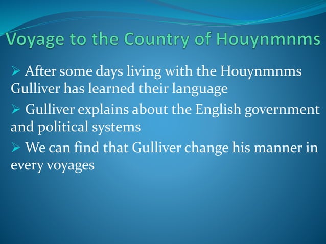Gulliver travels four voyages | PPT