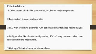 procal guided management of sepsis in ICU patients | PPT