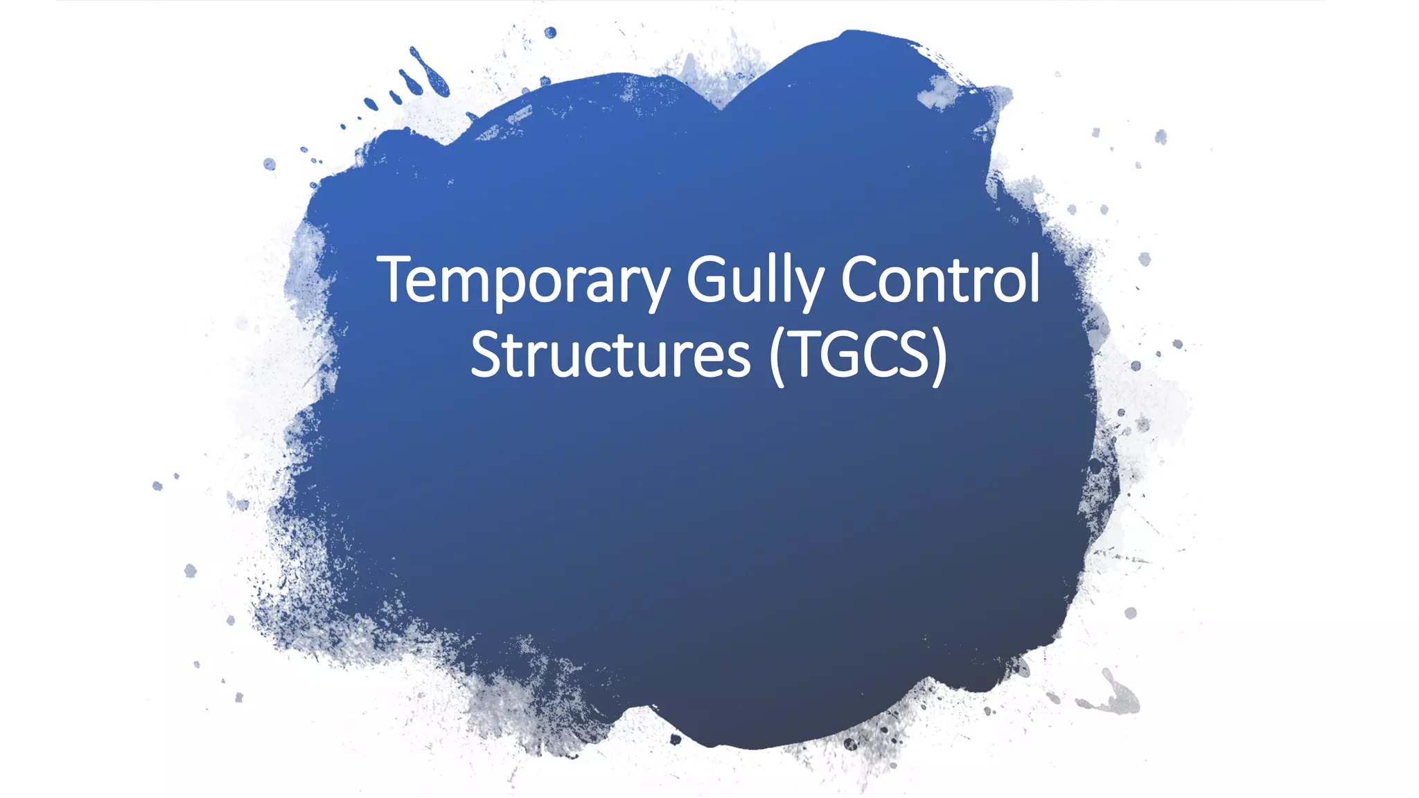 Gully classification and its contol measures | PDF