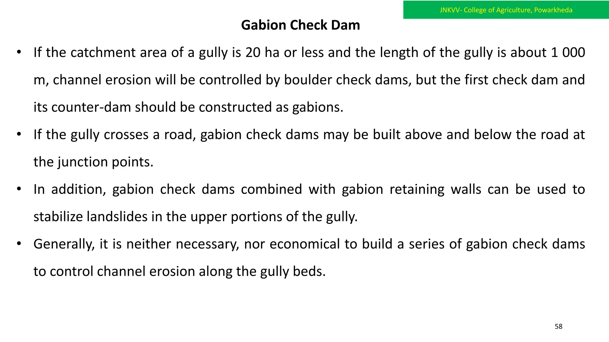 Gully classification and its contol measures | PDF
