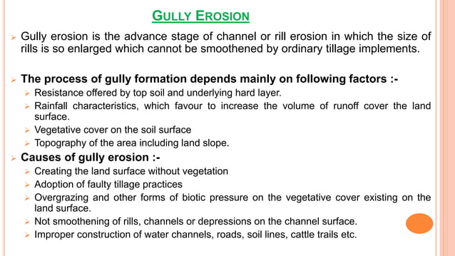 Gully Erosion.pptx | Geography | Science