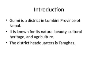 Gulmi_District_Presentation.pptx tourist | PPTX