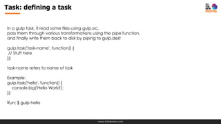 Gulp - The Streaming Build System | PPT