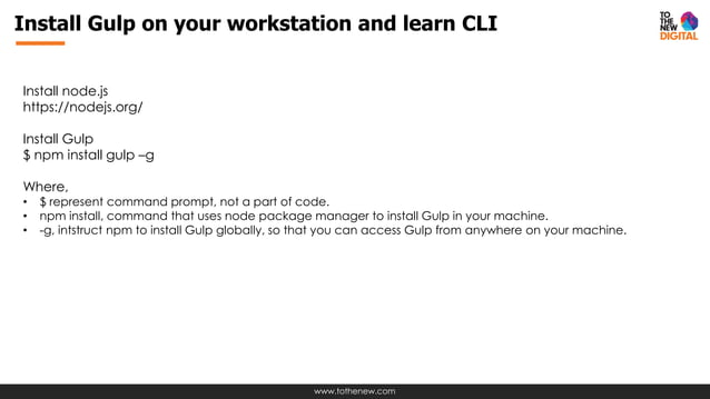 Gulp - The Streaming Build System | PPT