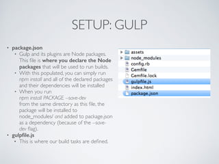 Gulp and Compass | PPT