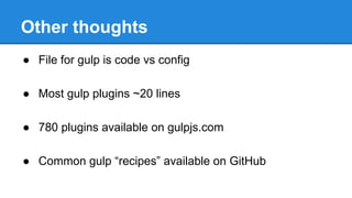 Gulp presentation | PDF