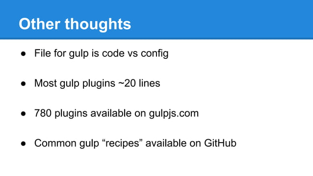 Gulp presentation | PDF