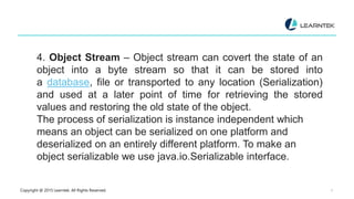 Gulshan serialization inJava PPT ex.pptx