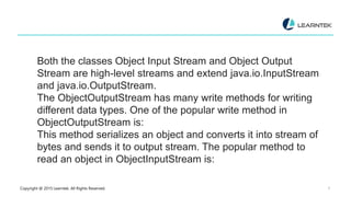 Gulshan serialization inJava PPT ex.pptx