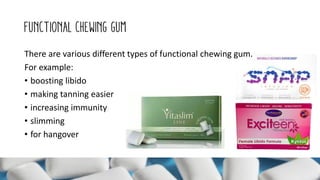Production, types and benefits of chewing gum. Produkcja, typy i ...