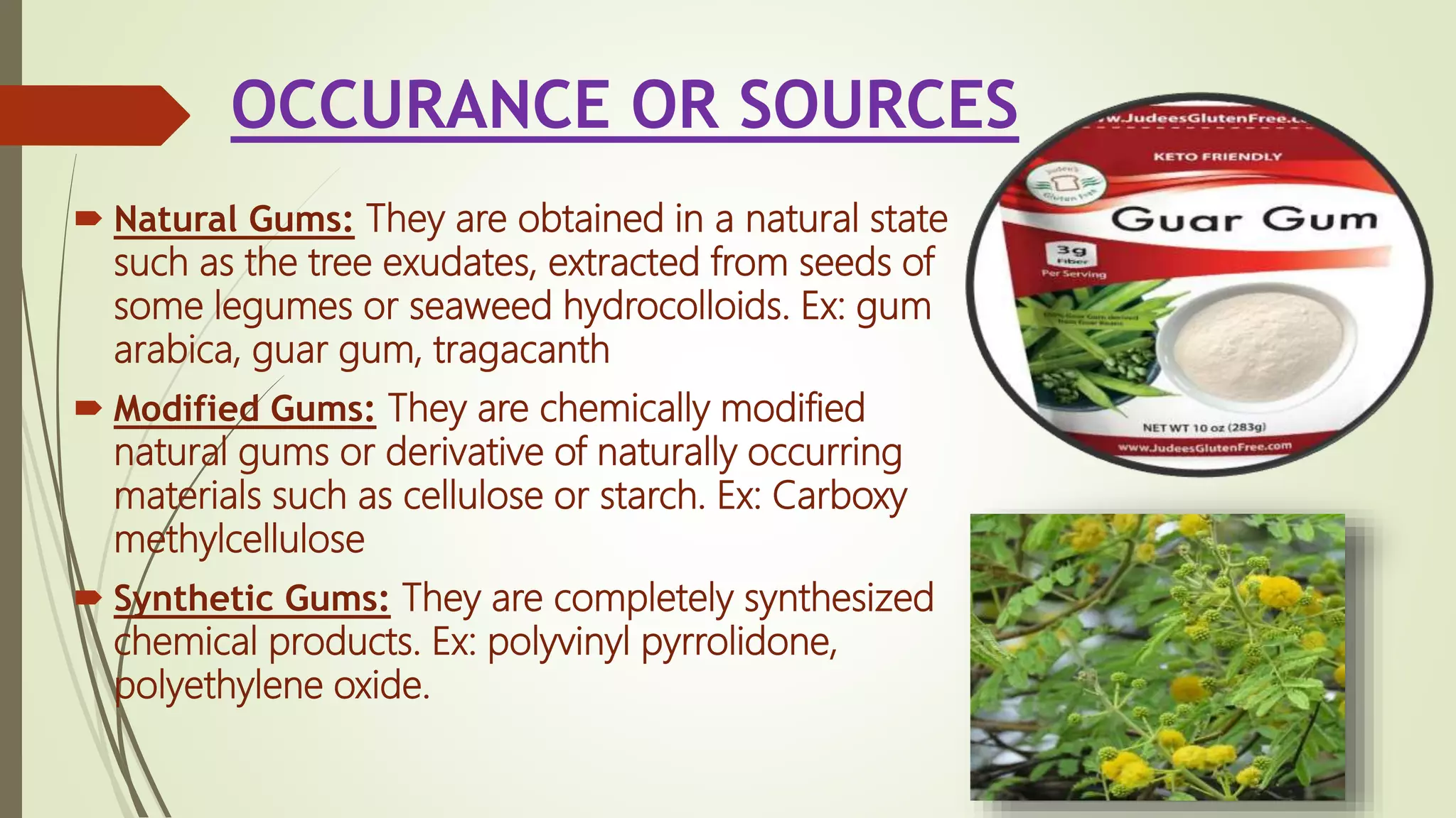 Plant Gum by rushikesh kale | PPTX