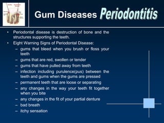 Gum Diseases | PPTX