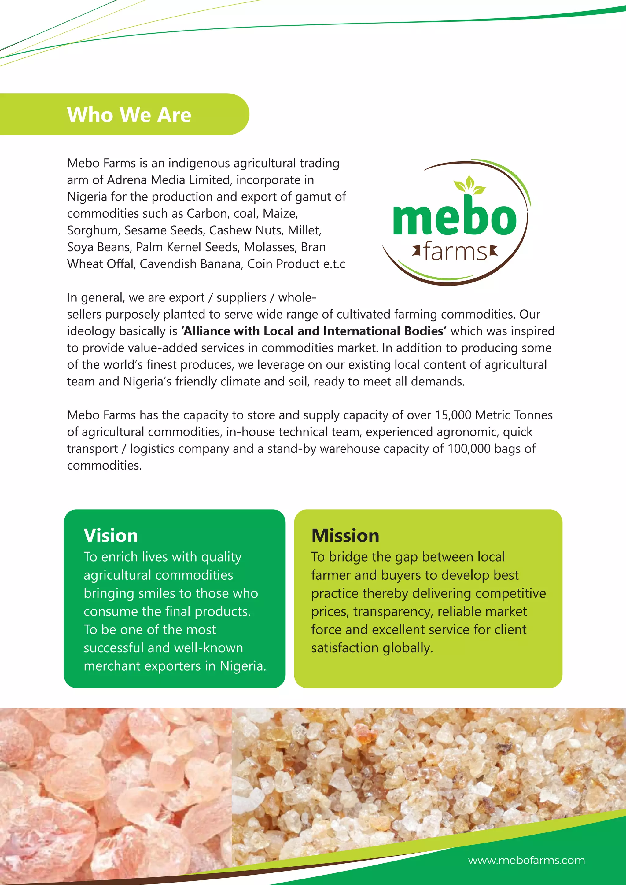 Gum arabic specifications mebo farms | PDF