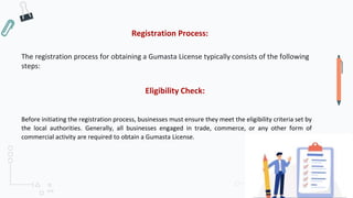 Gumasta License – Registration Process & Documents Required | PPTX