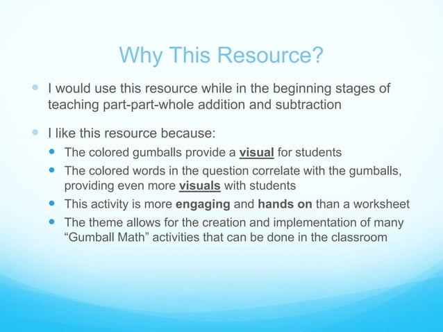 Gumball math | PPT