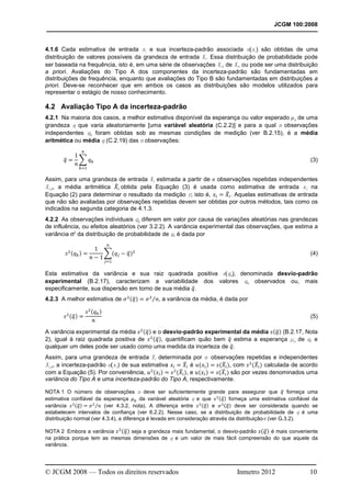 Avaliação de dados de medição: Guia para a expressão de incerteza de ...