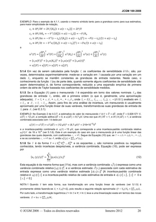 Avaliação de dados de medição: Guia para a expressão de incerteza de ...