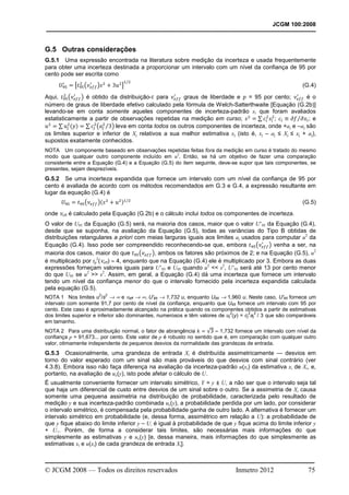 Avaliação de dados de medição: Guia para a expressão de incerteza de ...