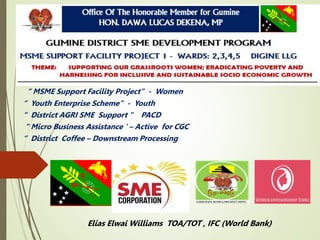 Gumine District SME Development program GDSDP.pptx