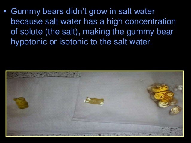 Osmosis Gummy Bear Lesson Powerpoint Cell Biology Cell