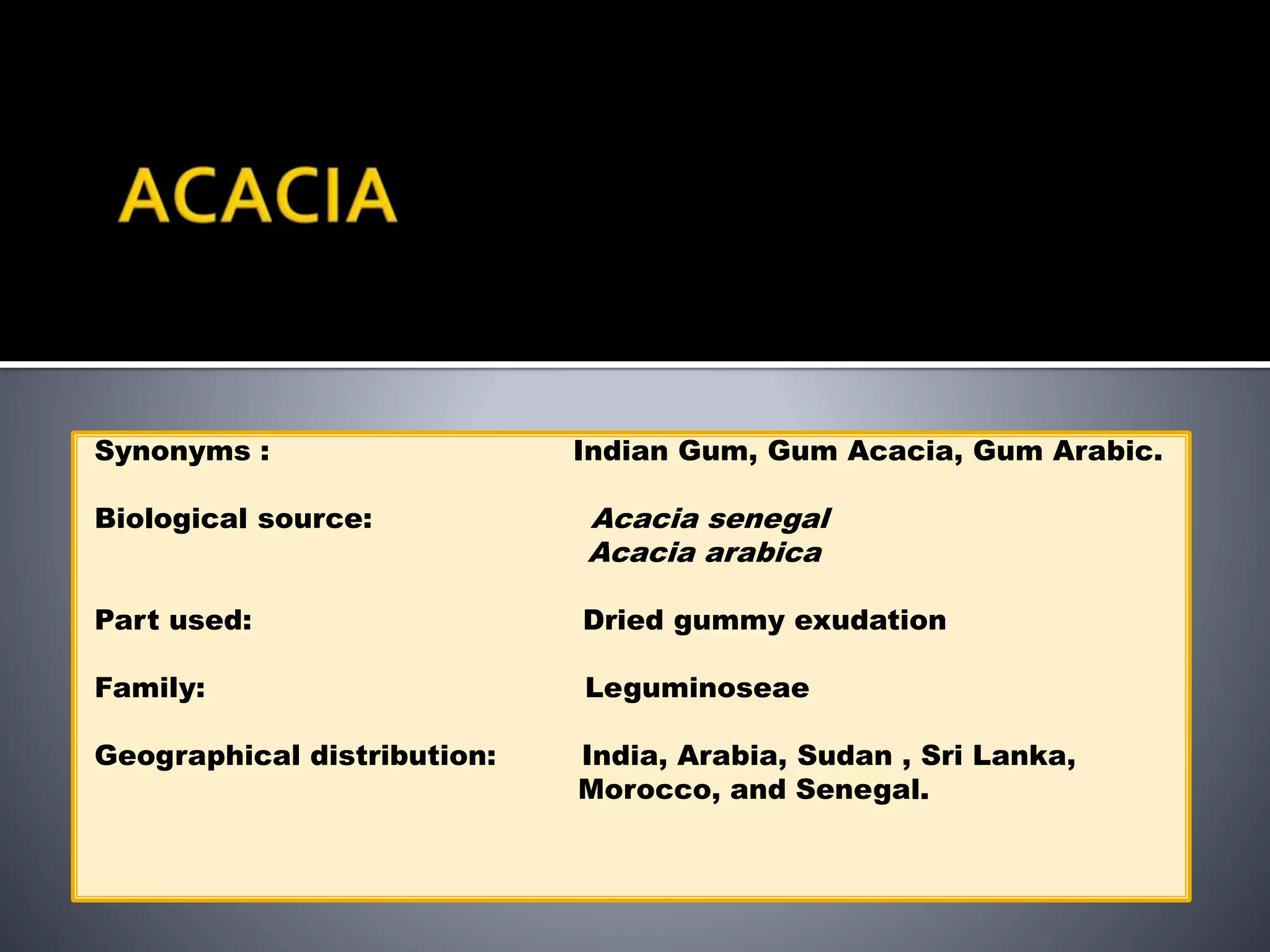 Gums & mucilage pharmacognosy | PPTX
