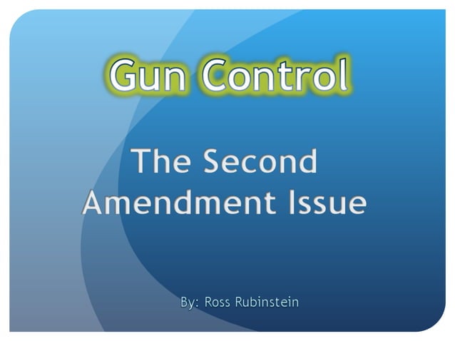 Gun Control | PPT