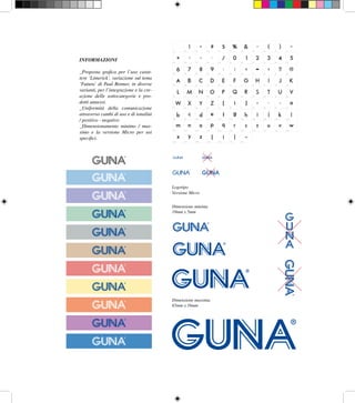 GUNA Logo Design, Brand Manual and Guidelines (Preview) | PDF