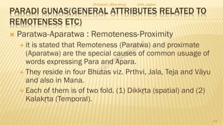 guna vijnana as per NCISM syllabus | PDF