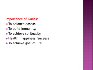 Gunas (Psychological constitution) | PDF