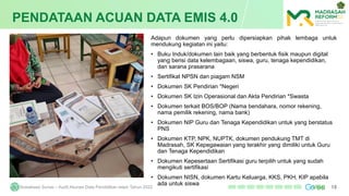 Sosialilasi Akurasi Data EMIS | PDF