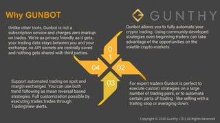 Gunbot Learn About the Leading Crypto Trading Bot | PPT