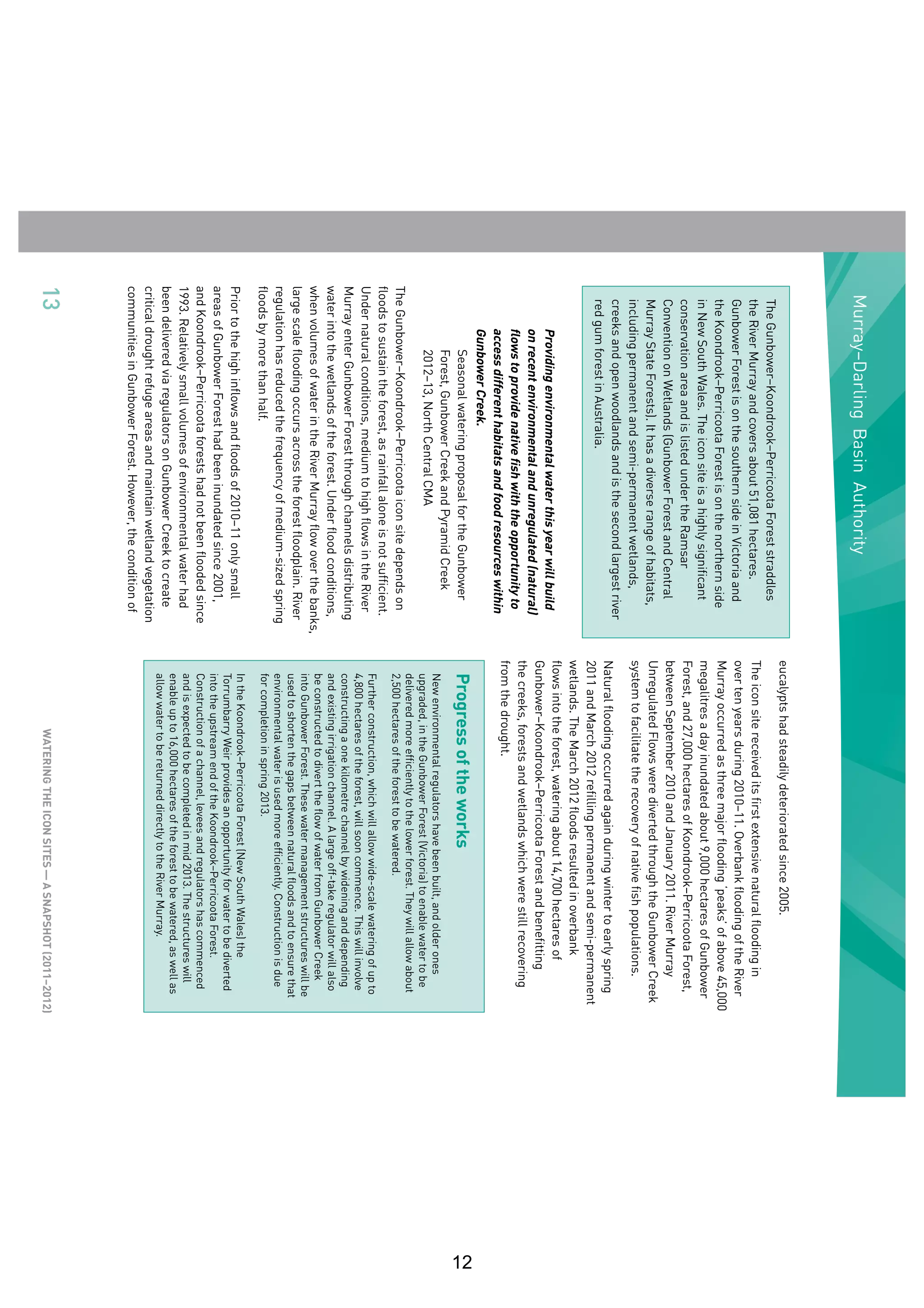 Gunbower forest environmental watering resource booklet. | PDF