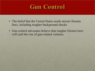 Gun control | PPT