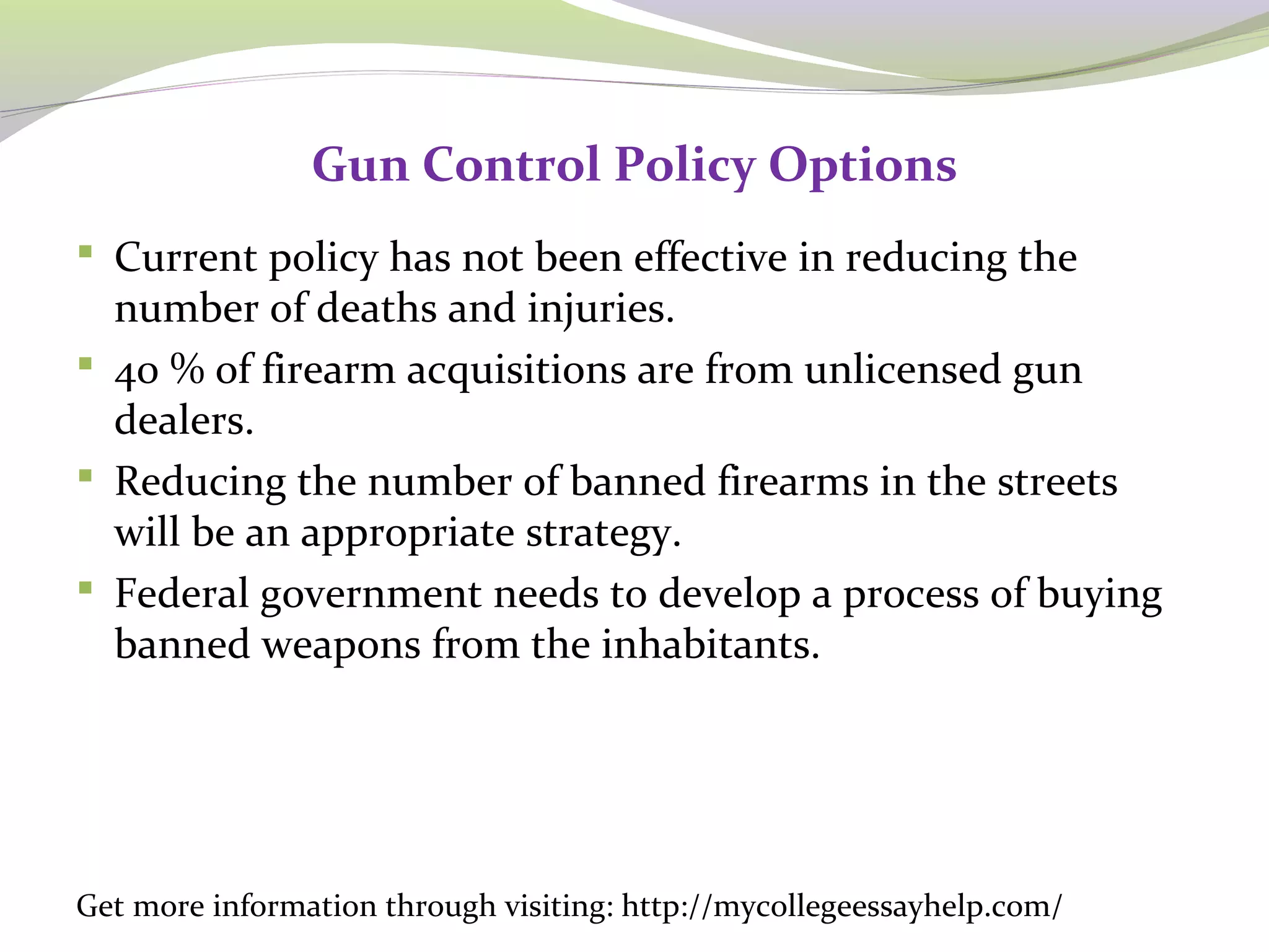 Gun Control | PPT