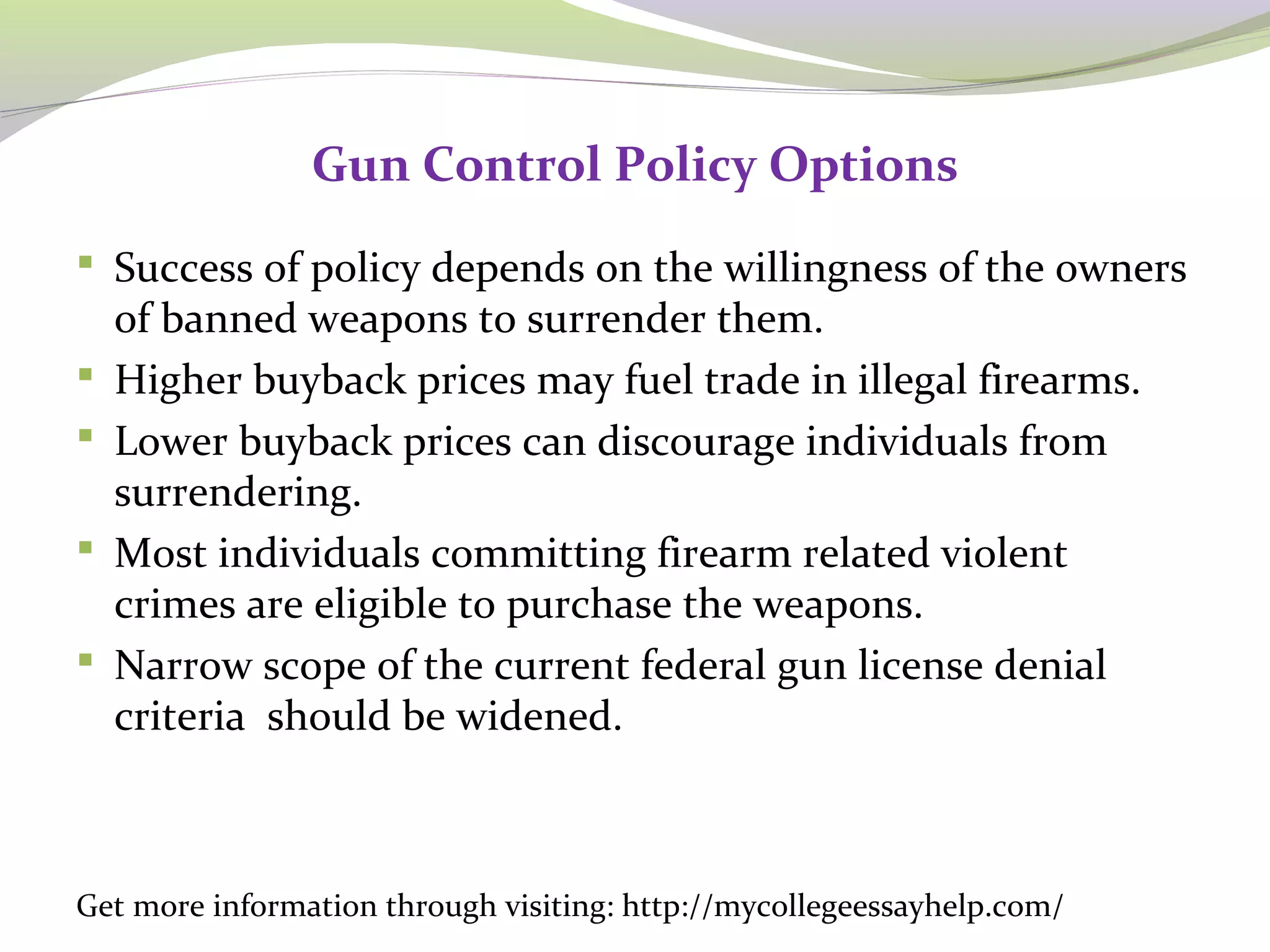 Gun Control | PPT