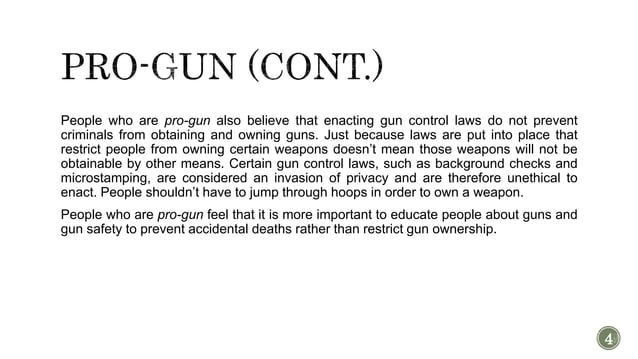 Gun Control | PPT