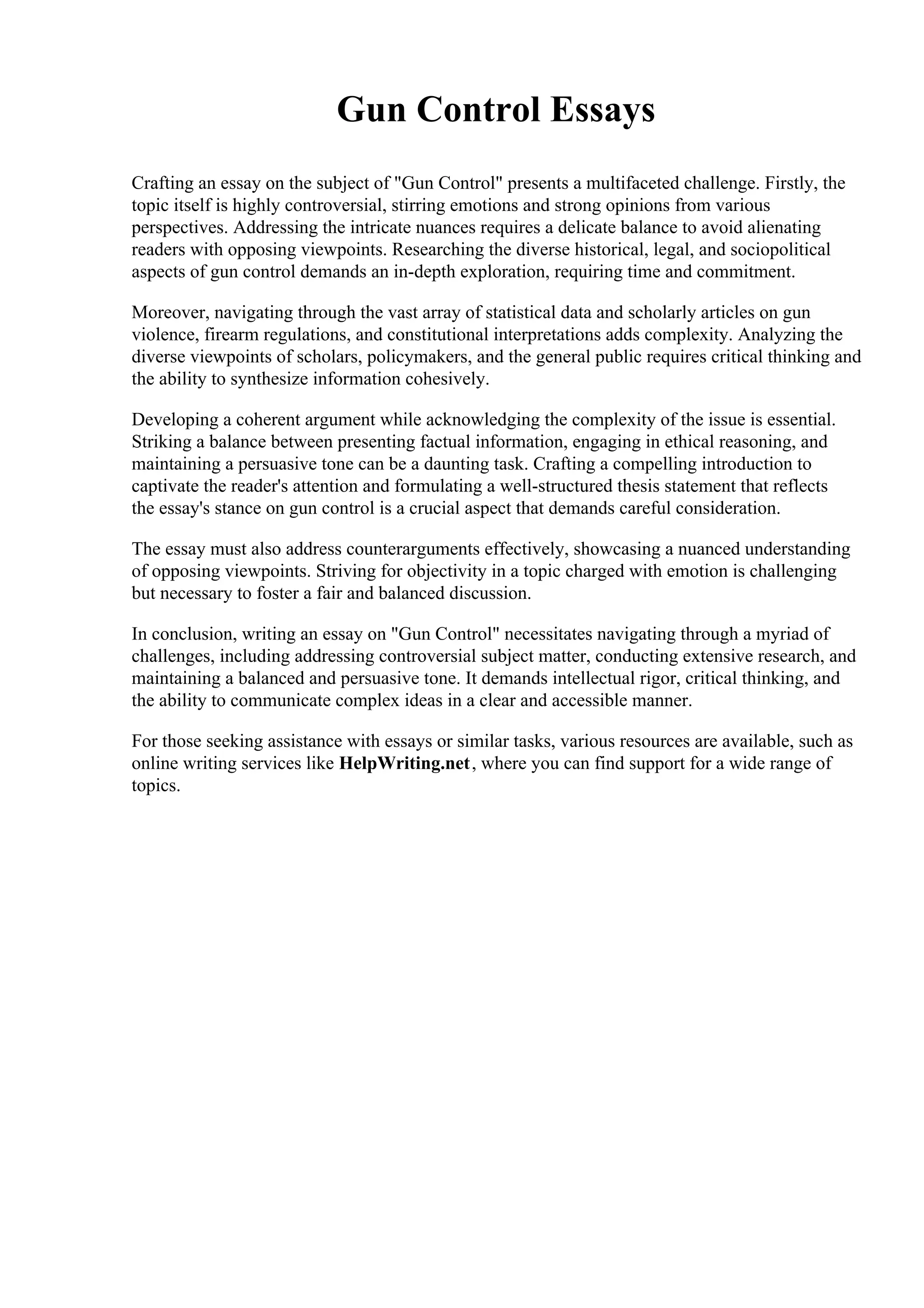 Gun Control Essays.pdf